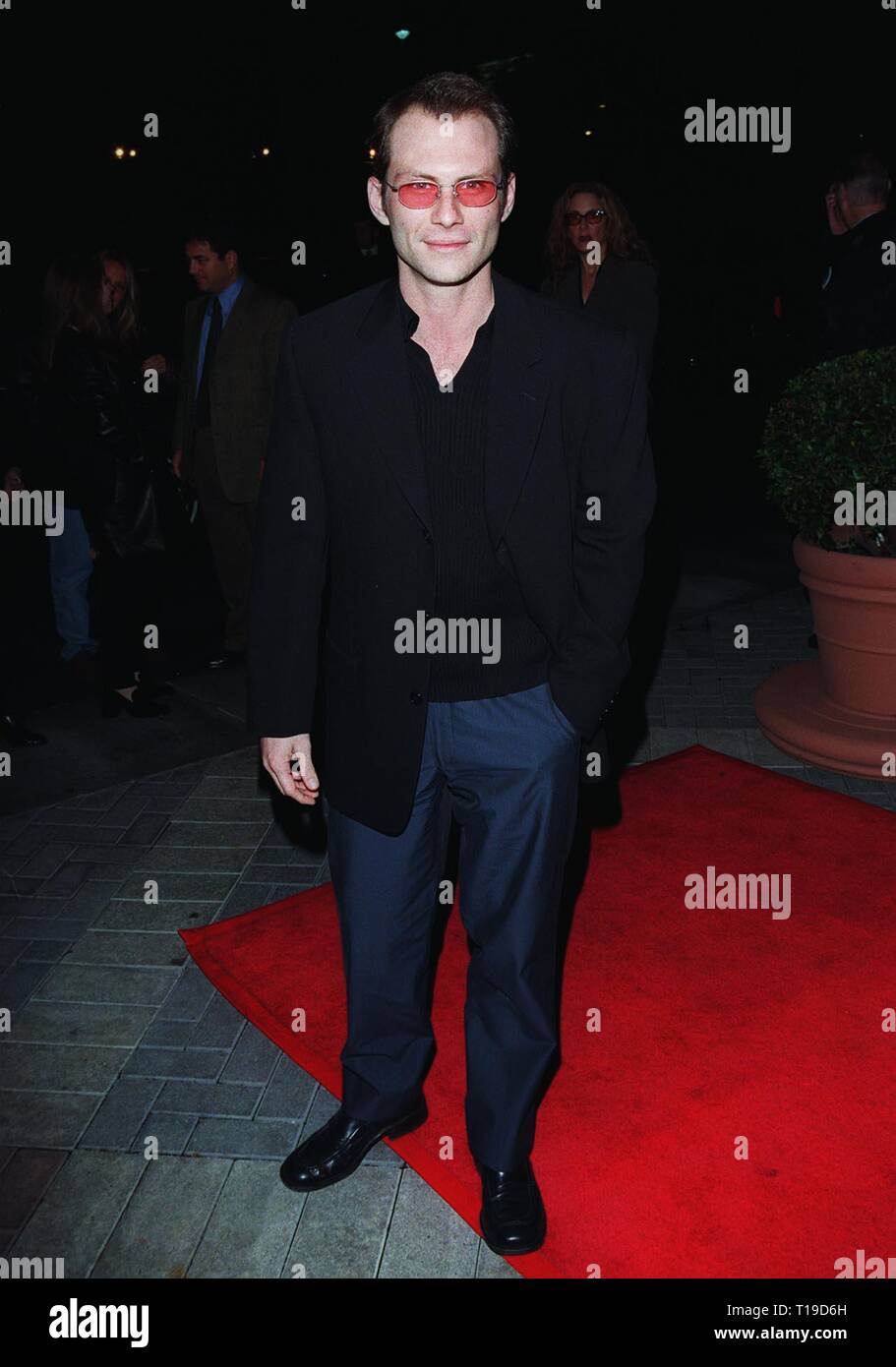LOS ANGELES, CA - January 13, 1998: Actor CHRISTIAN SLATER at the ...