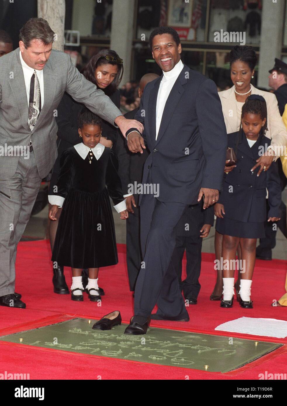 Denzel Washingtons Hand Print