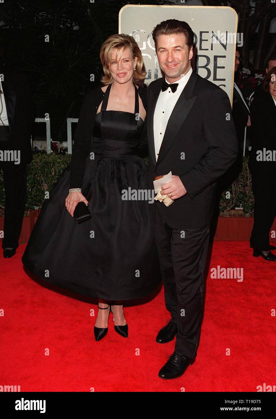 LOS ANGELES, CA - January 18, 1998: Actress KIM BASINGER & actor ...
