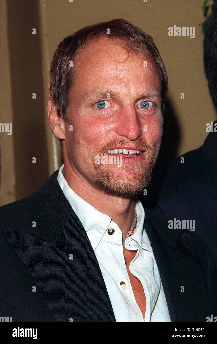 LOS ANGELES, CA - February 17, 1998: Actor WOODY HARRELSON at the world ...