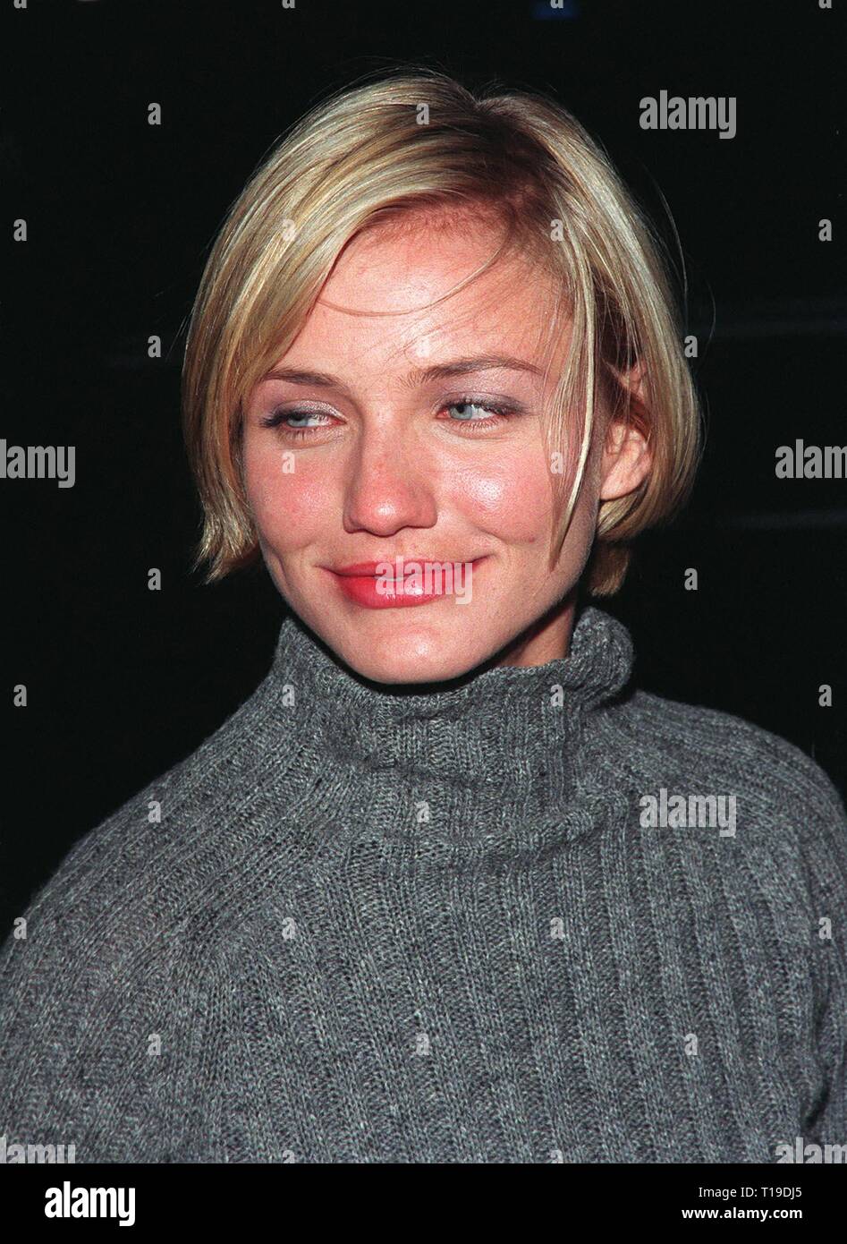 LOS ANGELES, CA - March 6, 1998: Actress CAMERON DIAZ at the Hollywood ...