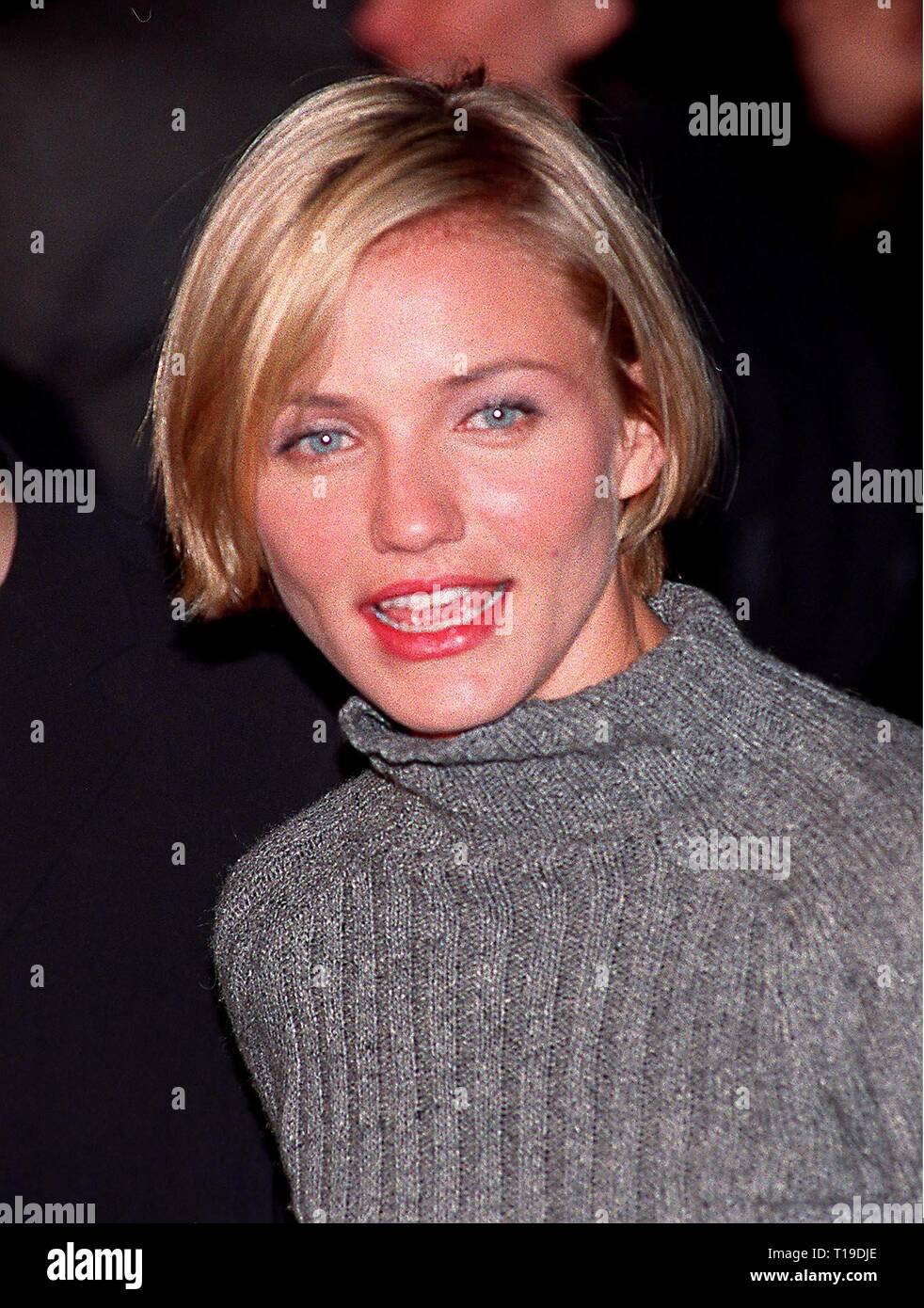LOS ANGELES, CA - March 6, 1998: Actress CAMERON DIAZ at the Hollywood ...