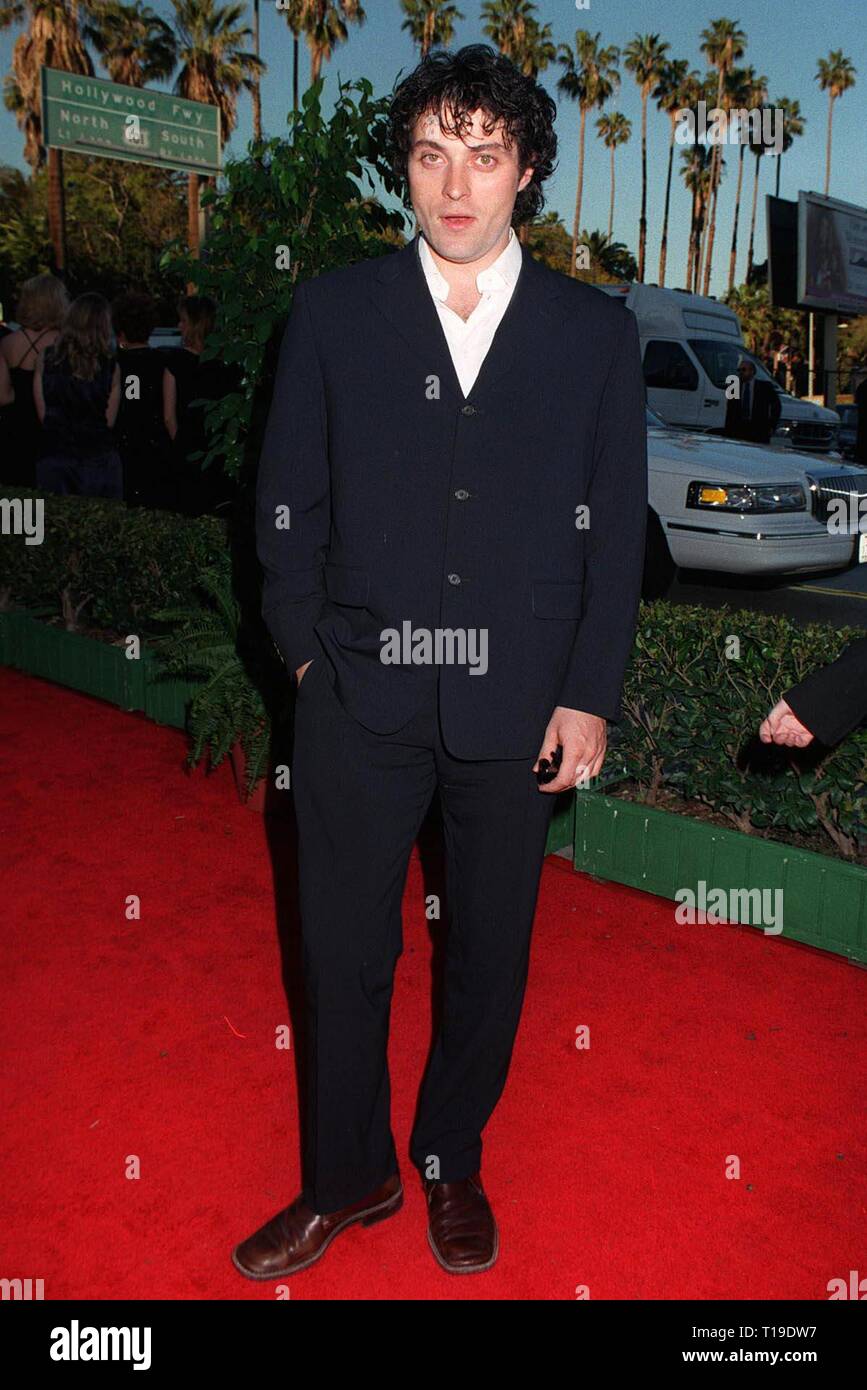 LOS ANGELES, CA - March 10, 1998: Actor RUFUS SEWELL at the Blockbuster ...