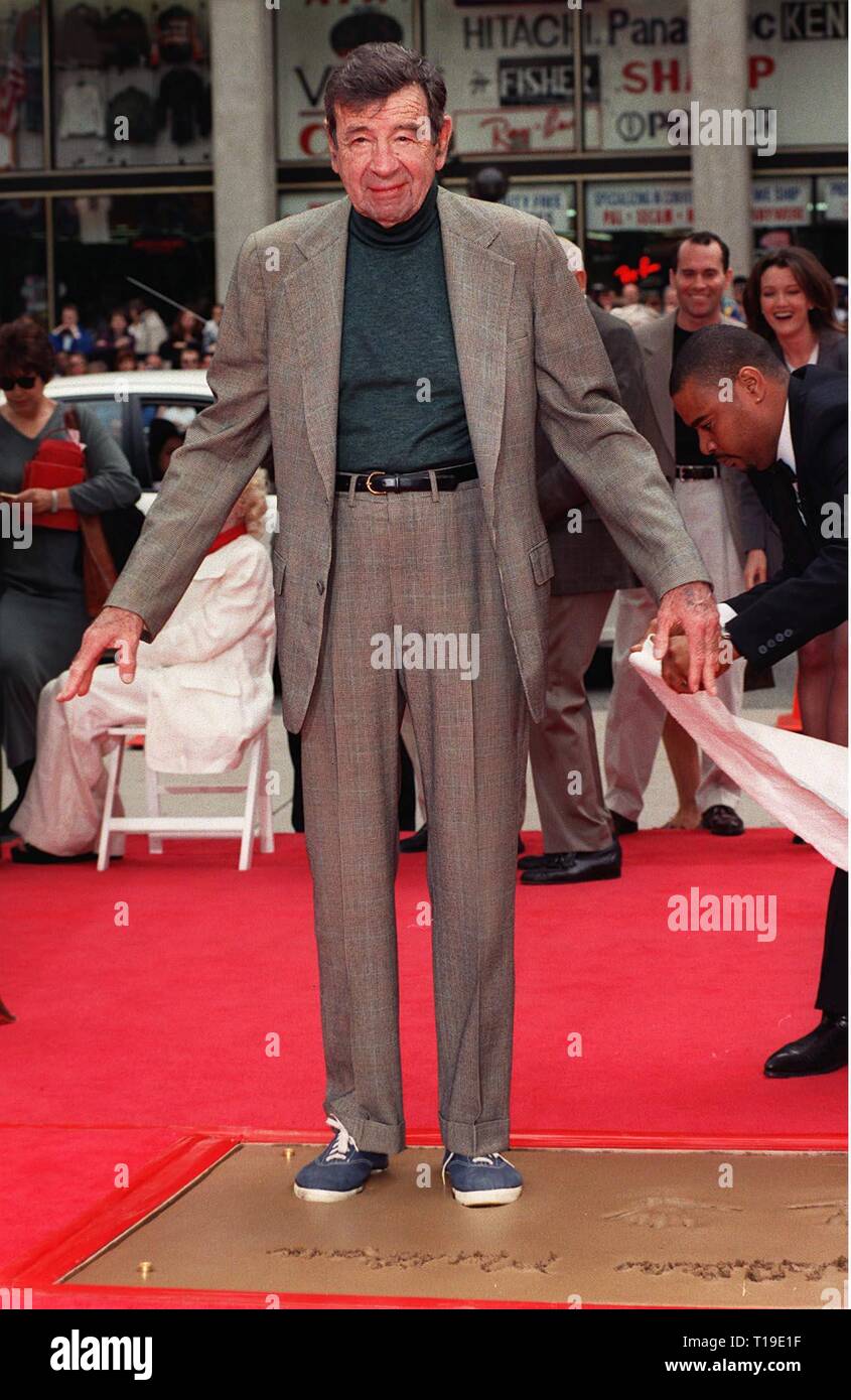 LOS ANGELES, CA - April 2, 1998: Actor WALTER MATTHAU at the Mann's ...