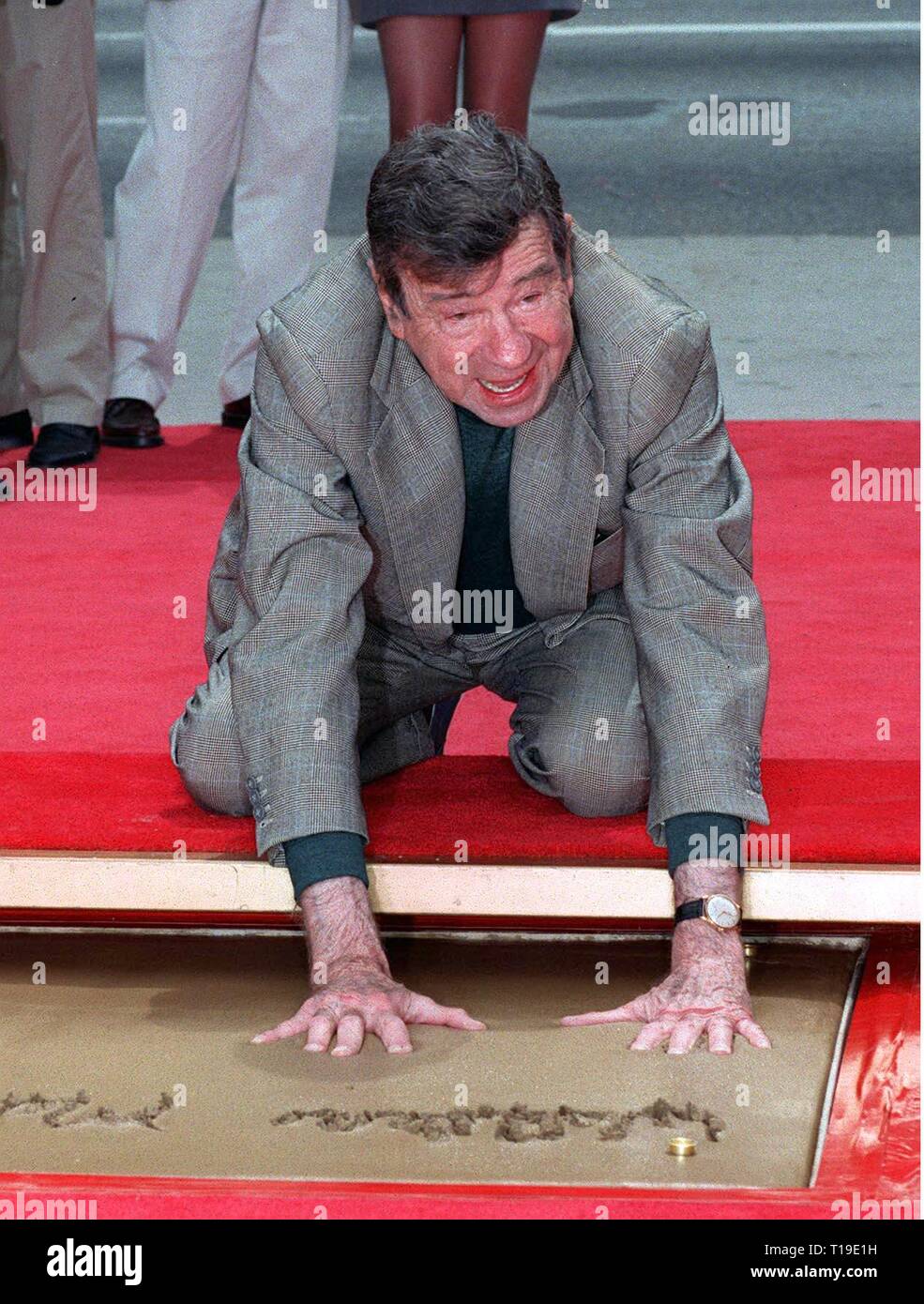 LOS ANGELES, CA - April 2, 1998: Actor WALTER MATTHAU at the Mann's ...