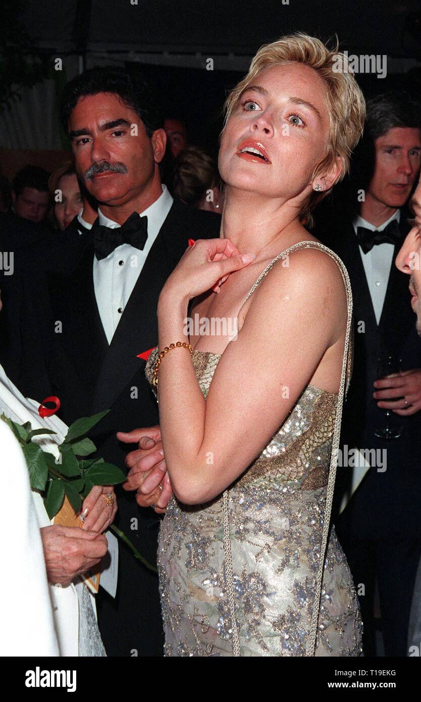CANNES, FRANCE - May 22, 1998: Actress SHARON STONE & husband PHIL ...