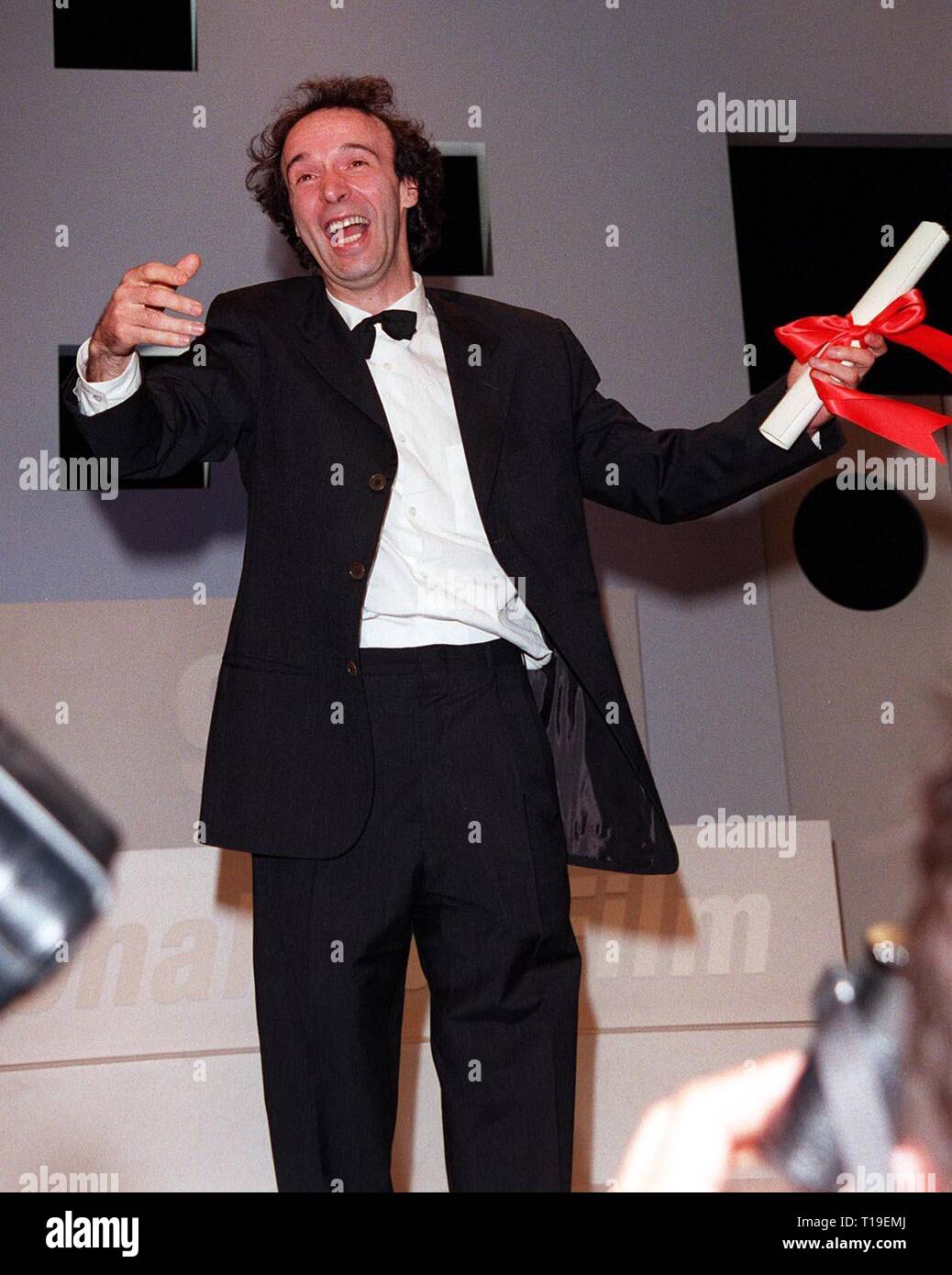 Roberto benigni cannes hi-res stock photography and images - Alamy