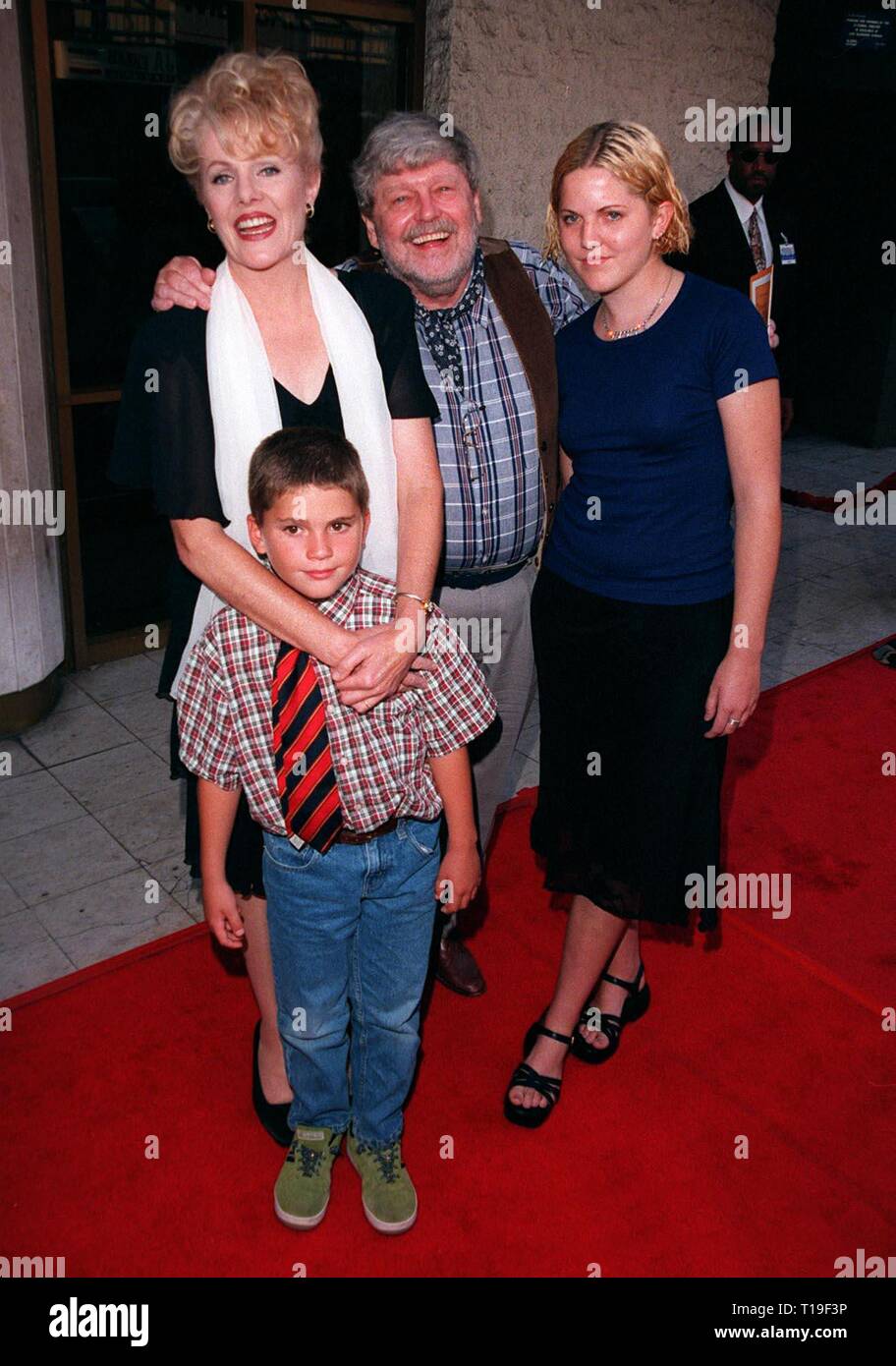 LOS ANGELES, CA - July 20, 1998: Actress LYNNE REDGRAVE & husband ...