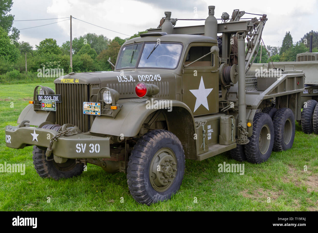 A Diamond T Model 969A Wrecker truck, part of the D-Day 70th ...