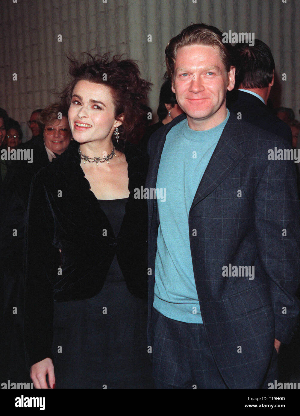 LOS ANGELES, CA - December 14, 1998: Actor KENNETH BRANAGH & actress ...