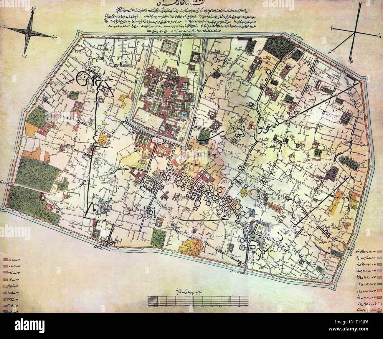 Tehran map hi-res stock photography and images - Alamy