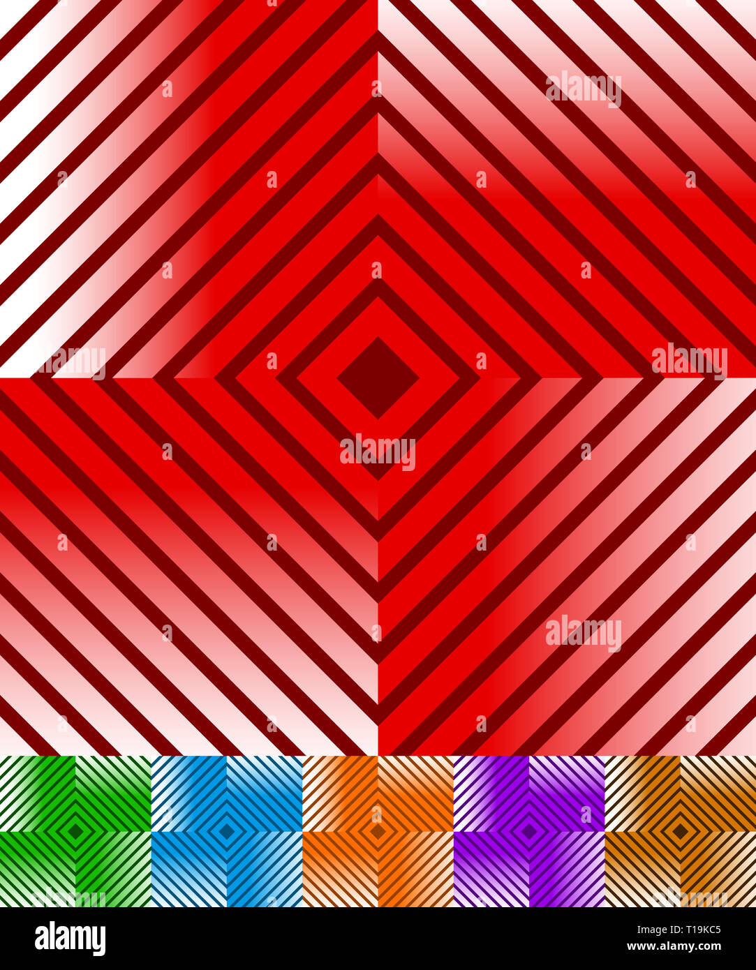 Abstract square pattern with gradient fills on edges Stock Photo - Alamy