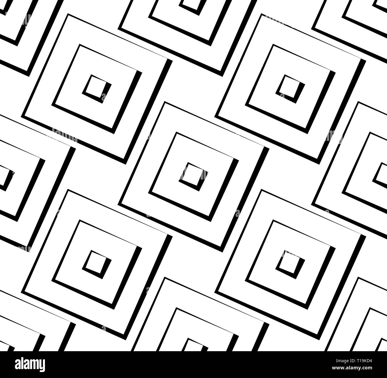 Square pattern series. Seamlessly repeatable vector illustration Stock ...