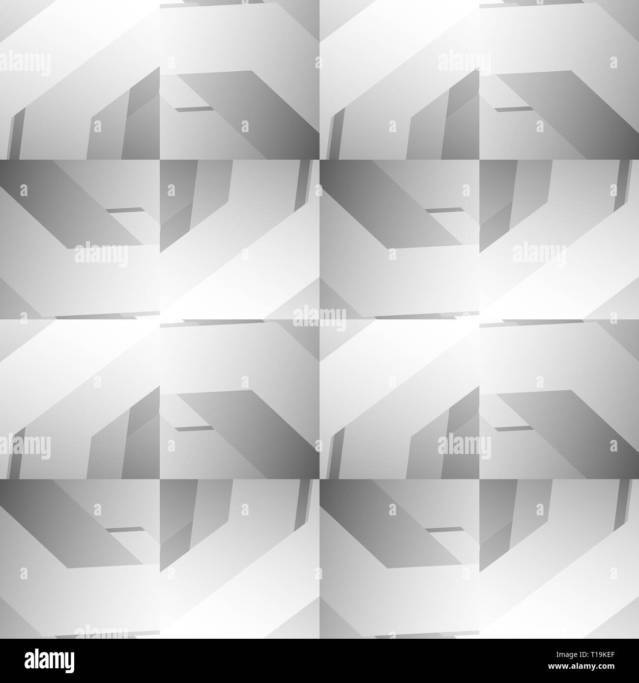 Abstract grayscale, black and white geometric pattern. editable vector ...