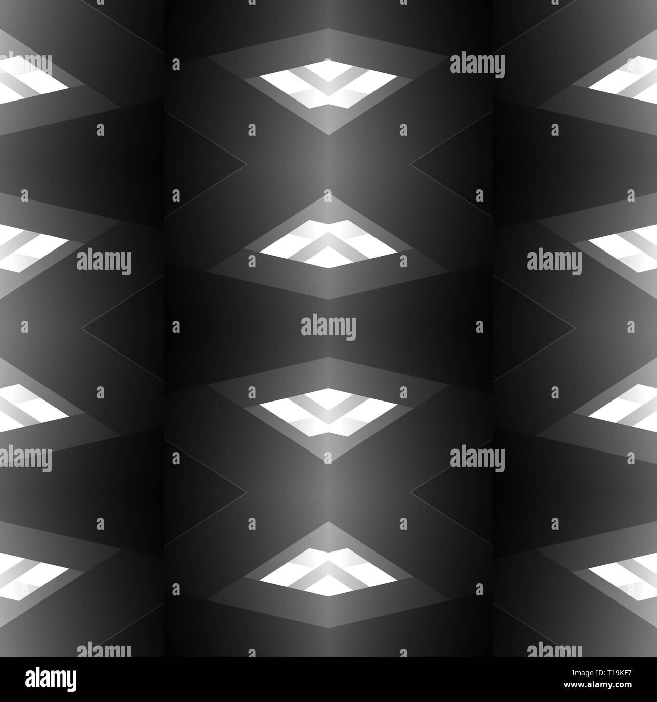Abstract grayscale, black and white geometric pattern. editable vector ...