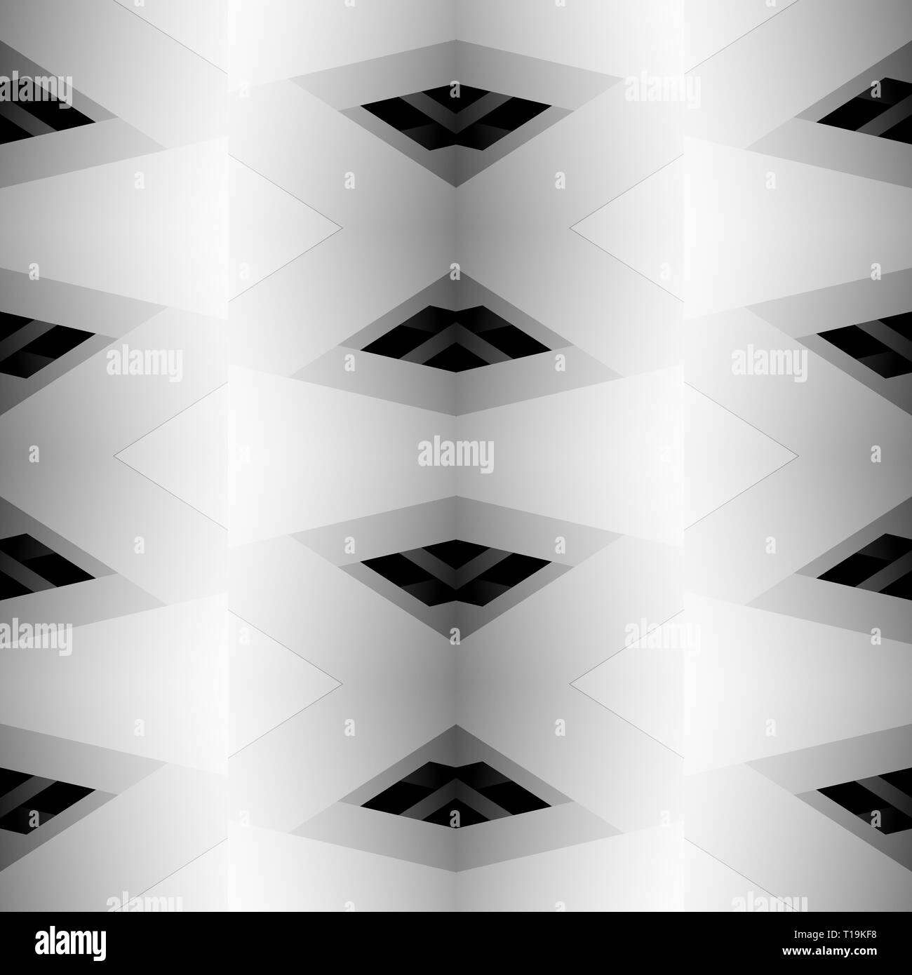 Abstract grayscale, black and white geometric pattern. editable vector ...