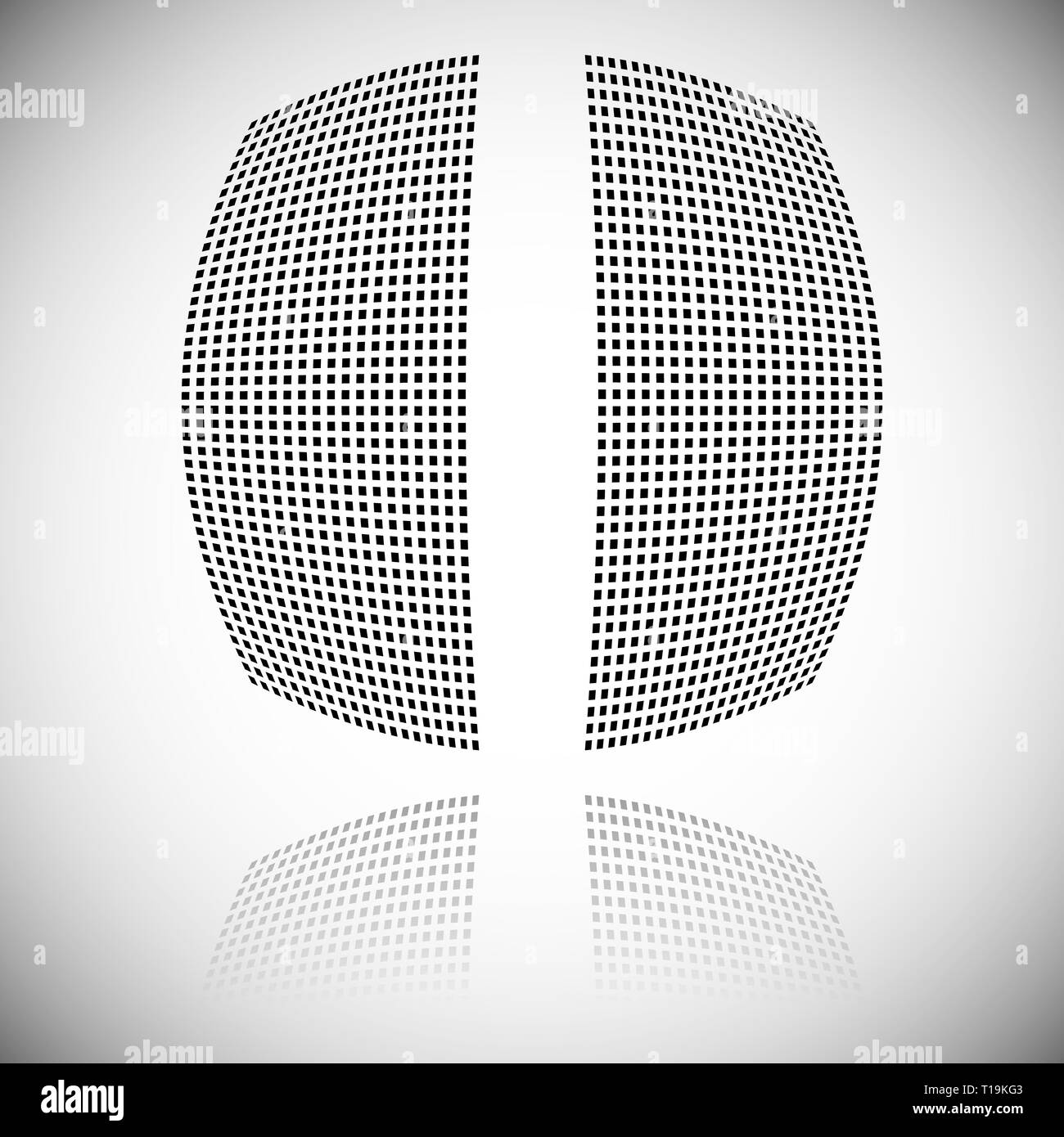 Distorted reflection background Black and White Stock Photos & Images ...