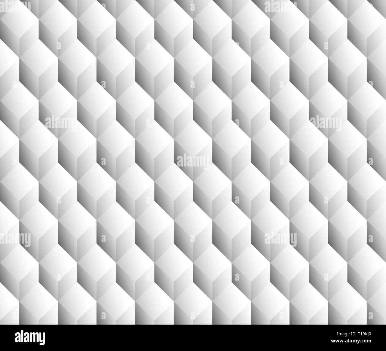 Grayscale 3d Cubes minimal, repeatable pattern (simple seamless ...
