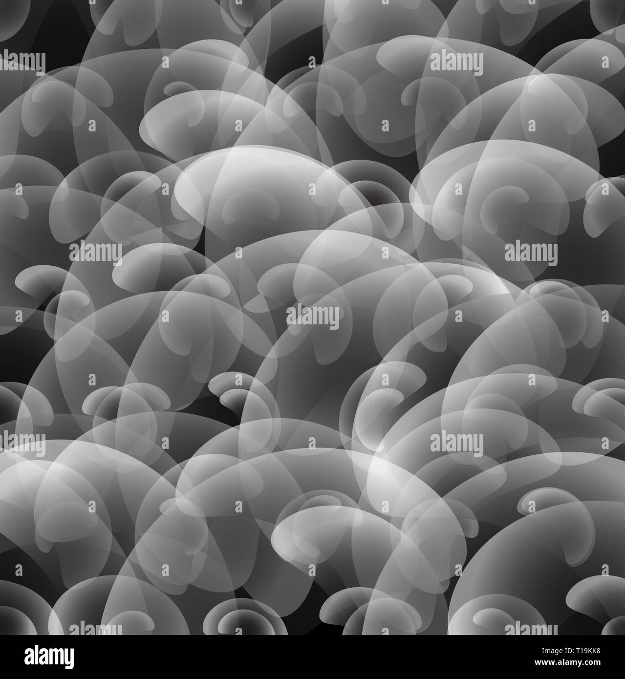 Abstract background with rounded shapes. Vector illustration Stock ...