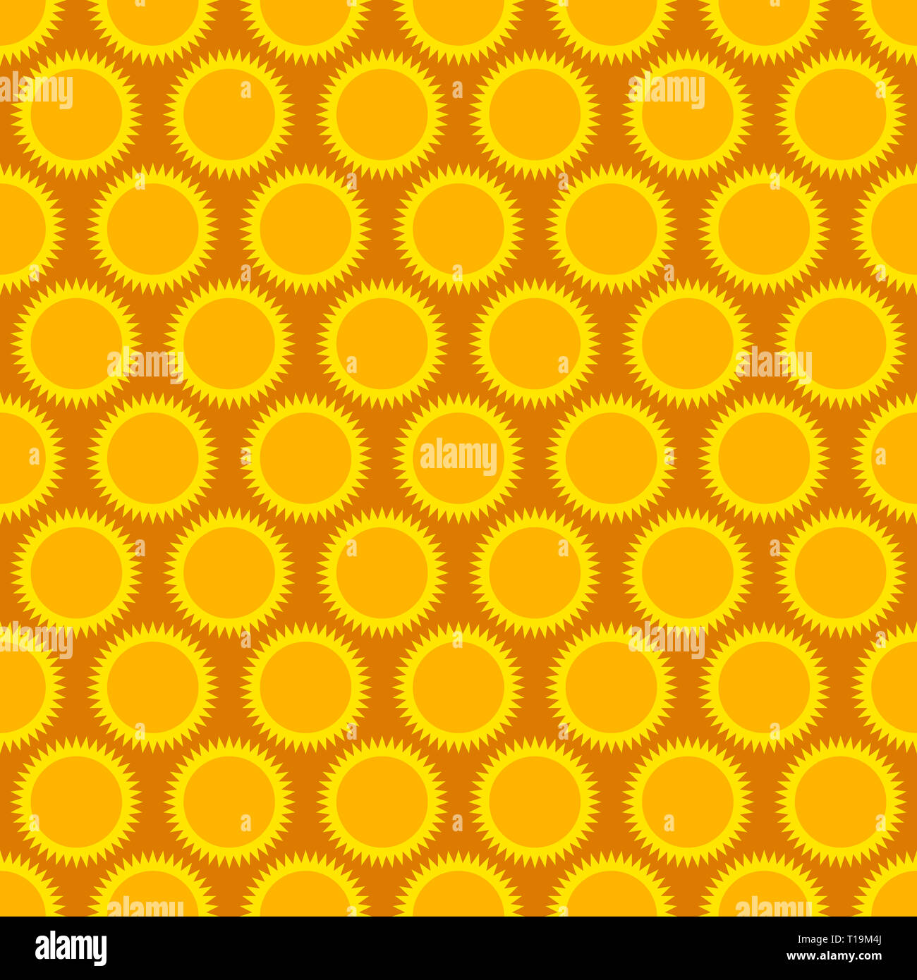 Seamless, repeatable pattern, background with sun shapes Stock Photo ...