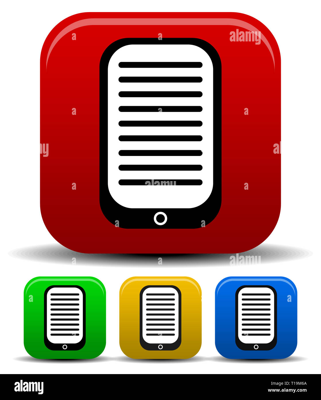 Handheld reader Cut Out Stock Images & Pictures - Alamy