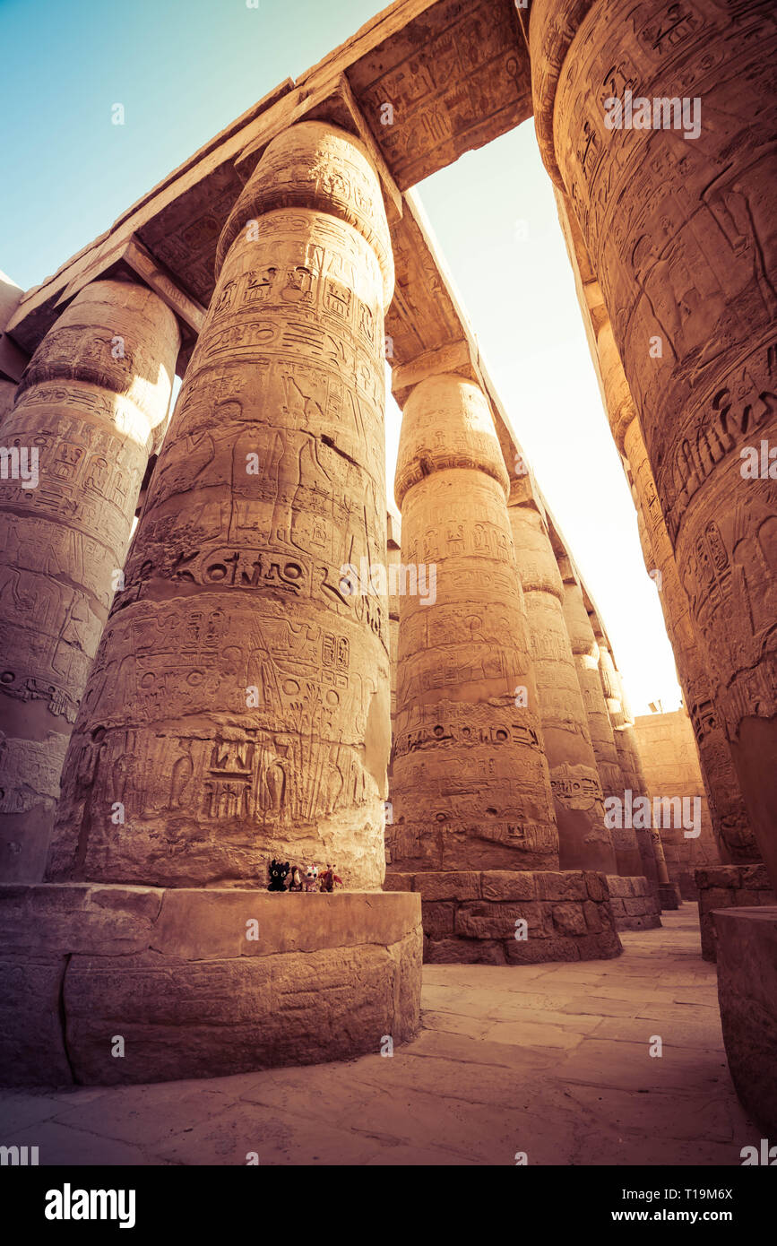 Karnak Temple in Luxor, Egypt Stock Photo - Alamy