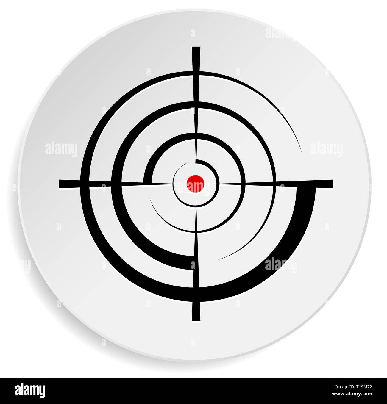 Crosshair, reticle, viewfinder, target graphics Stock Photo - Alamy