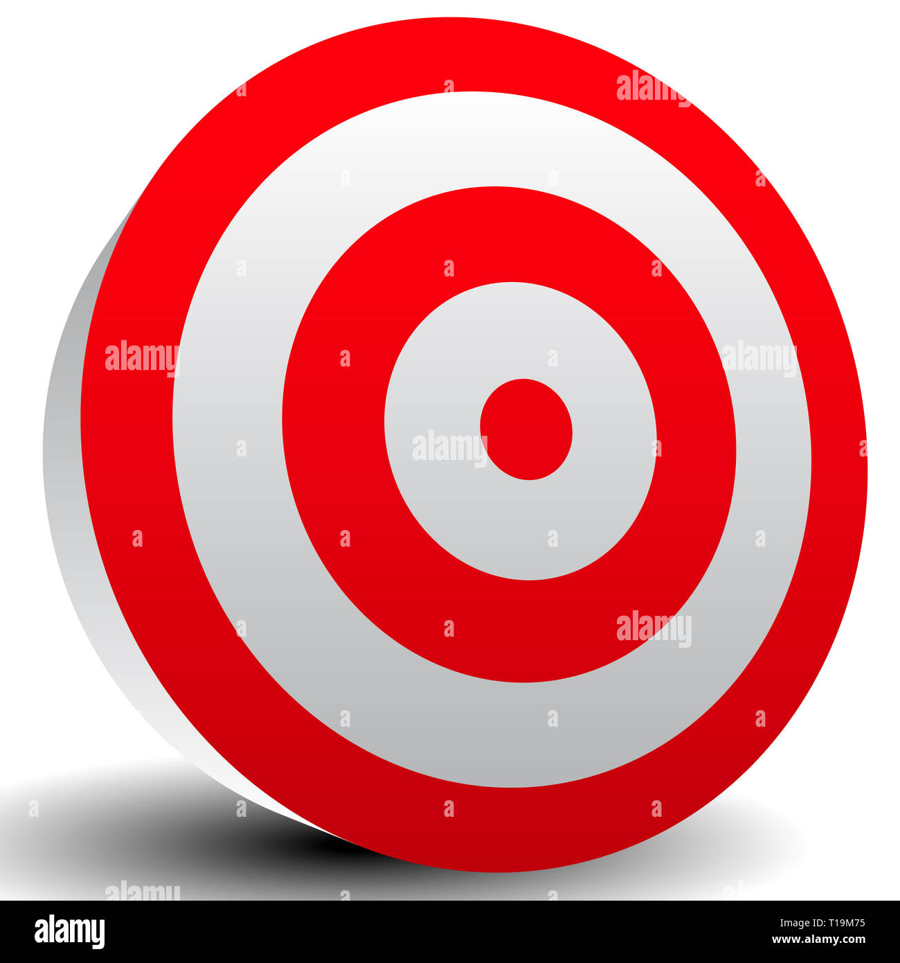 Red Bullseye Target Stock Photo - Alamy