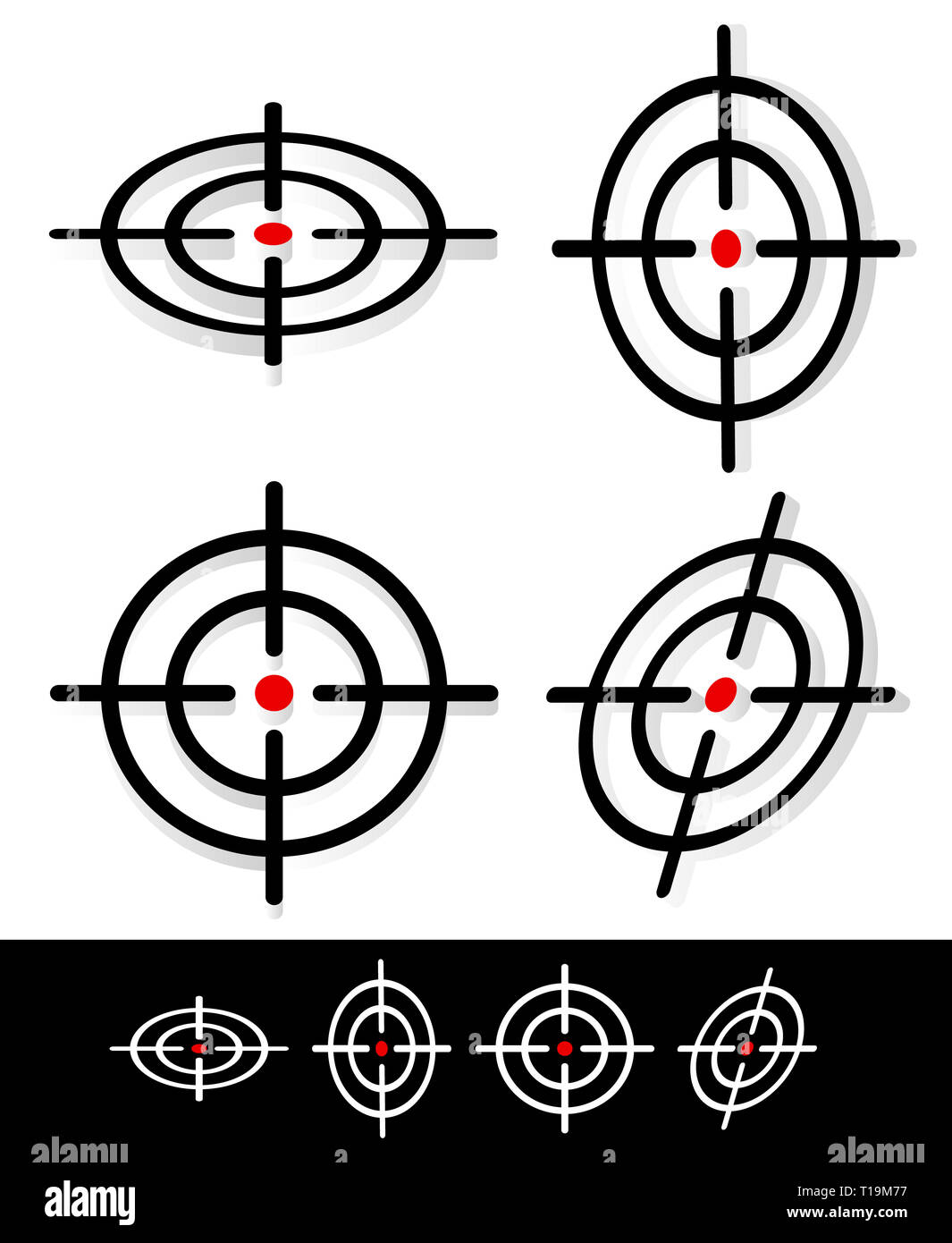 3d target graphics Stock Photo - Alamy