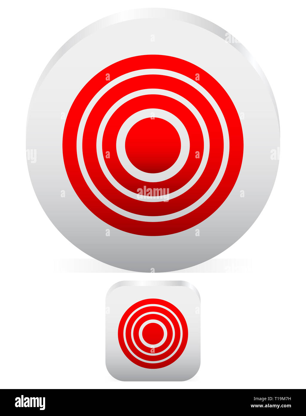 Target graphics. Hit, bullseye Stock Photo - Alamy