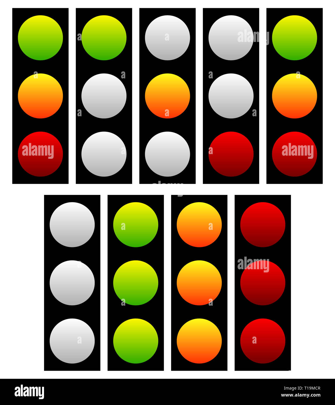 Traffic signals sequence hi-res stock photography and images - Alamy