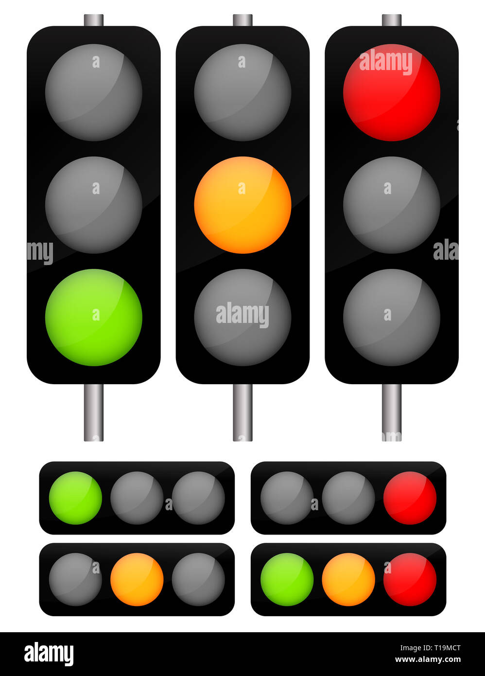 Traffic lamps, signals, semaphores Stock Photo - Alamy