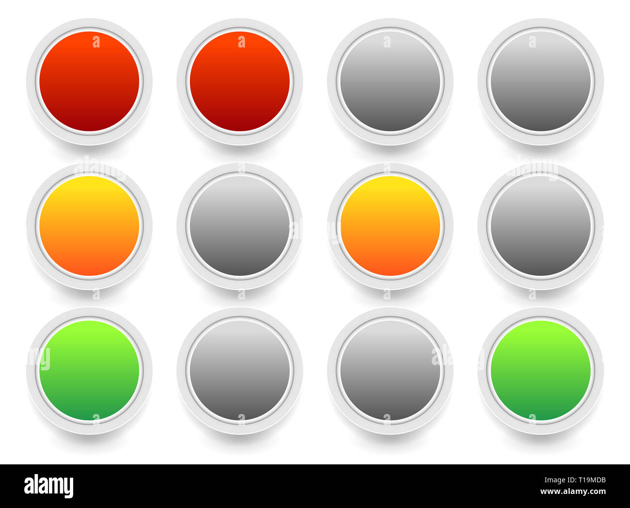 Traffic light on access Cut Out Stock Images & Pictures - Alamy