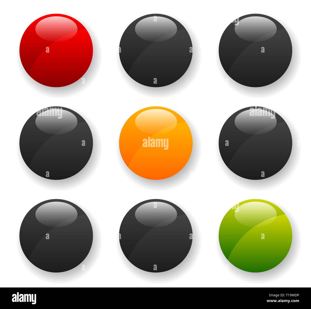 Traffic lights, Traffic lamps isolated on white. Semaphores Stock Photo ...