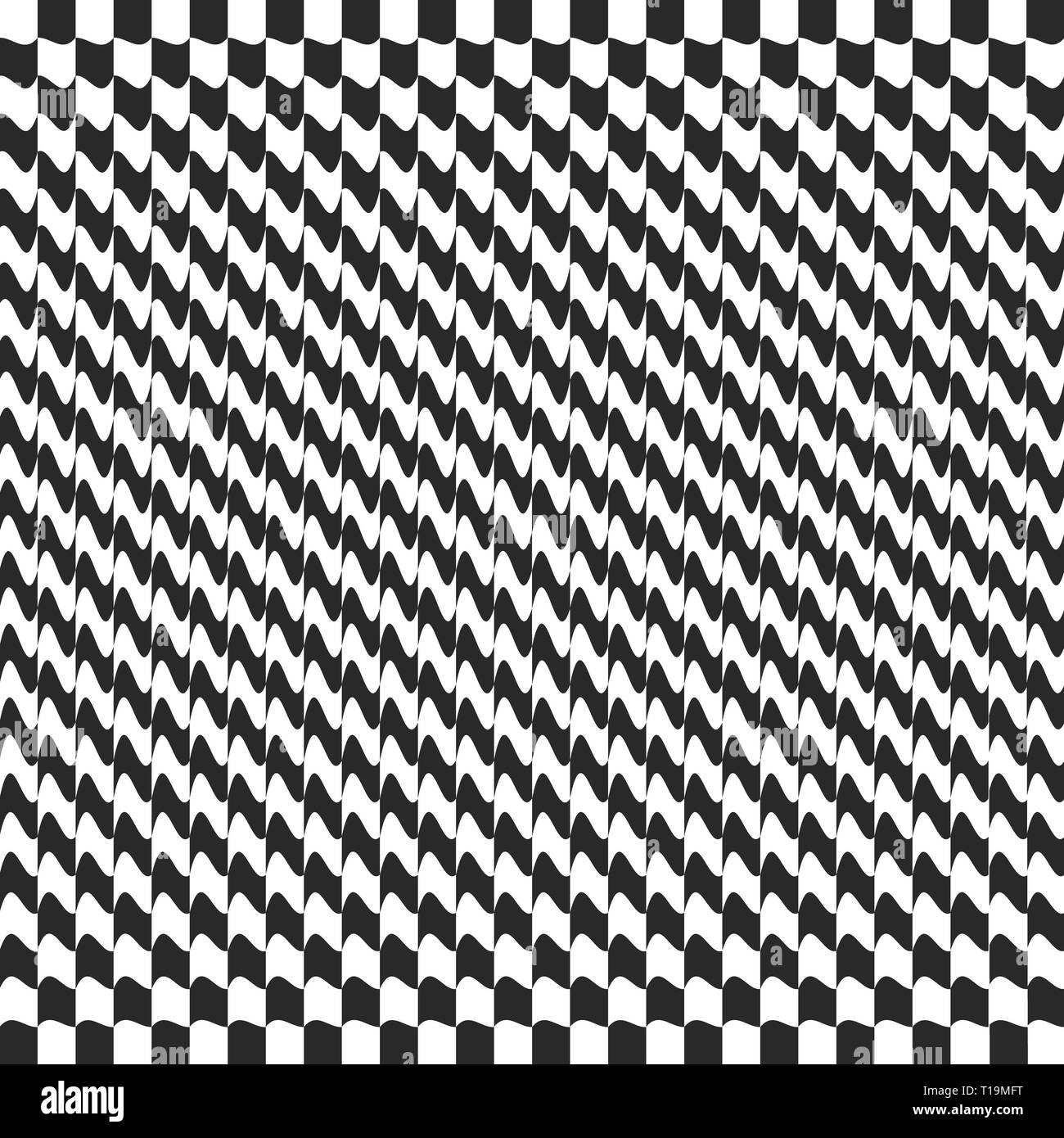 Abstract checkered background. Op art style background with great ...