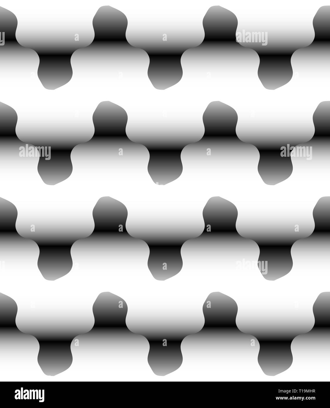 Seamless Pattern of Distorted, Malformed Shapes (Repeatable Stock Photo ...