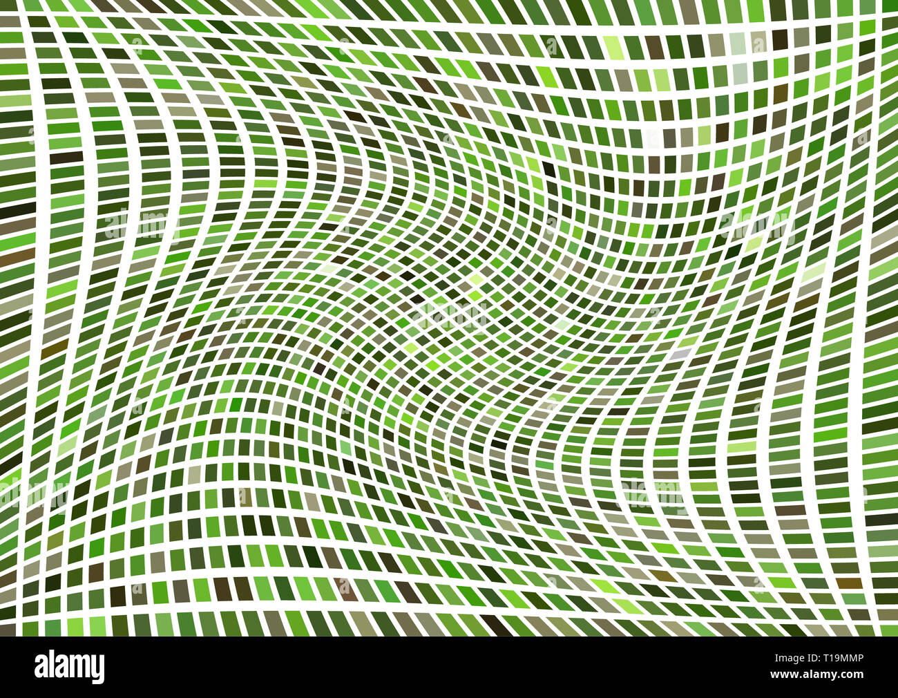 Rotating abstract green grid Stock Photo - Alamy