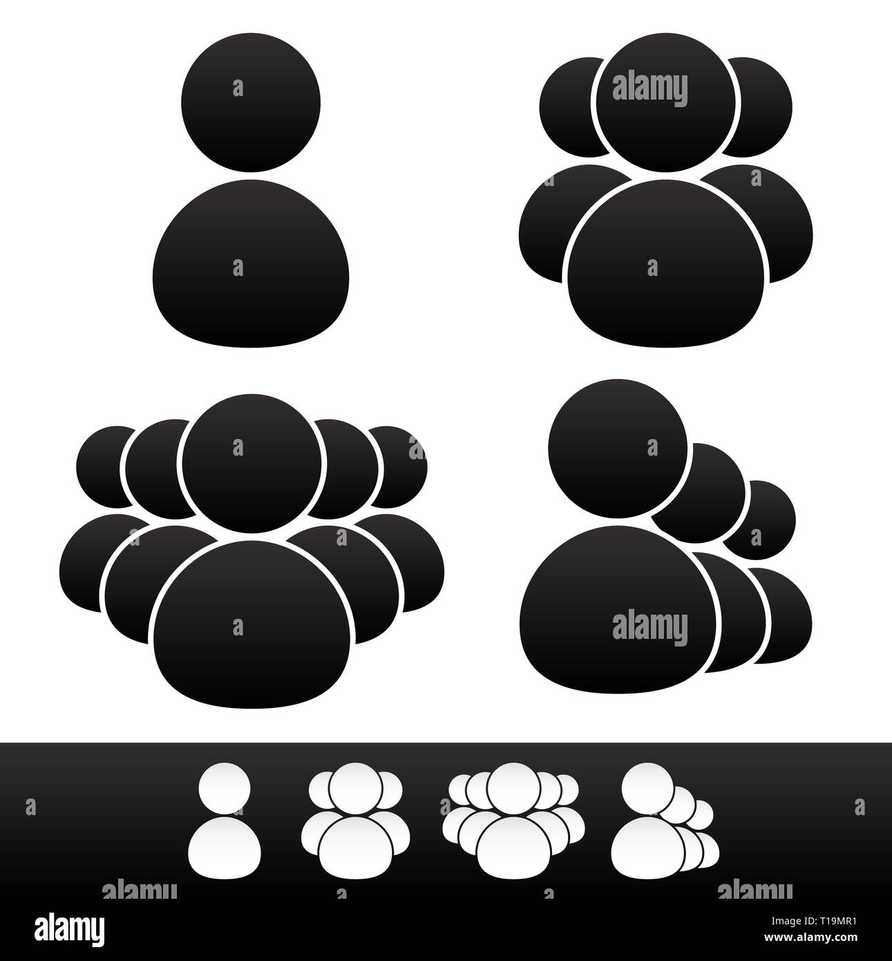 Character symbol set Stock Photo - Alamy