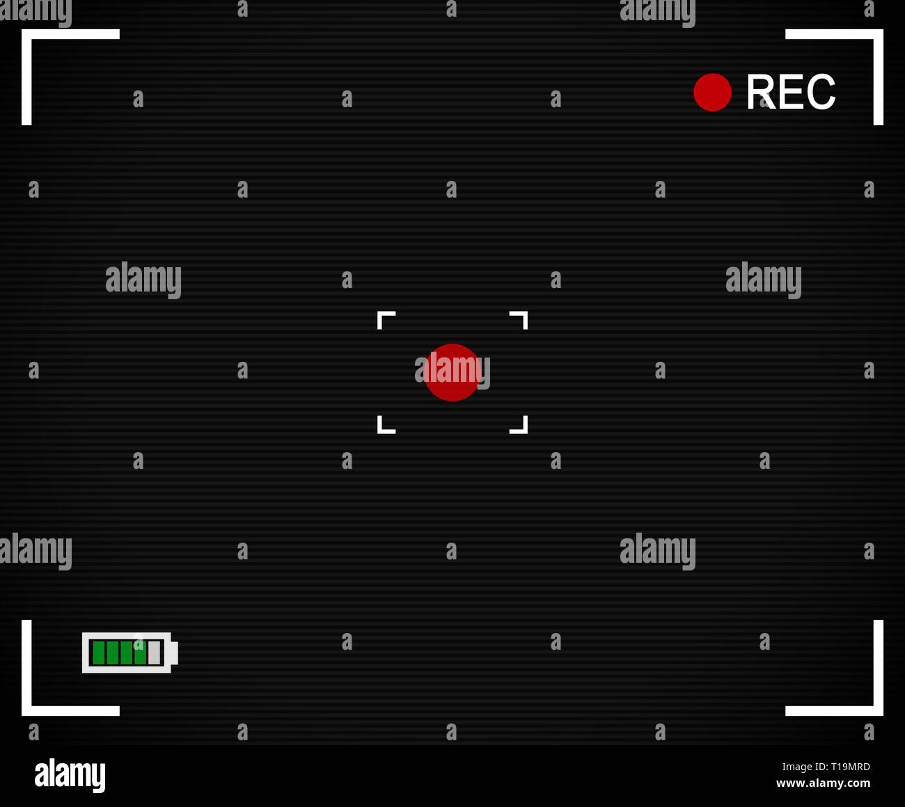 Camera background, Camera Viewfinder with cross hair, target mark, rec ...