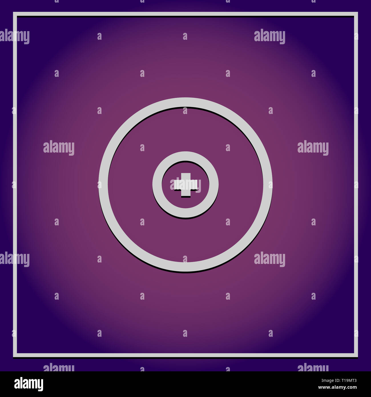 Camera, viewfinder background with cross hair, target mark Stock Photo ...