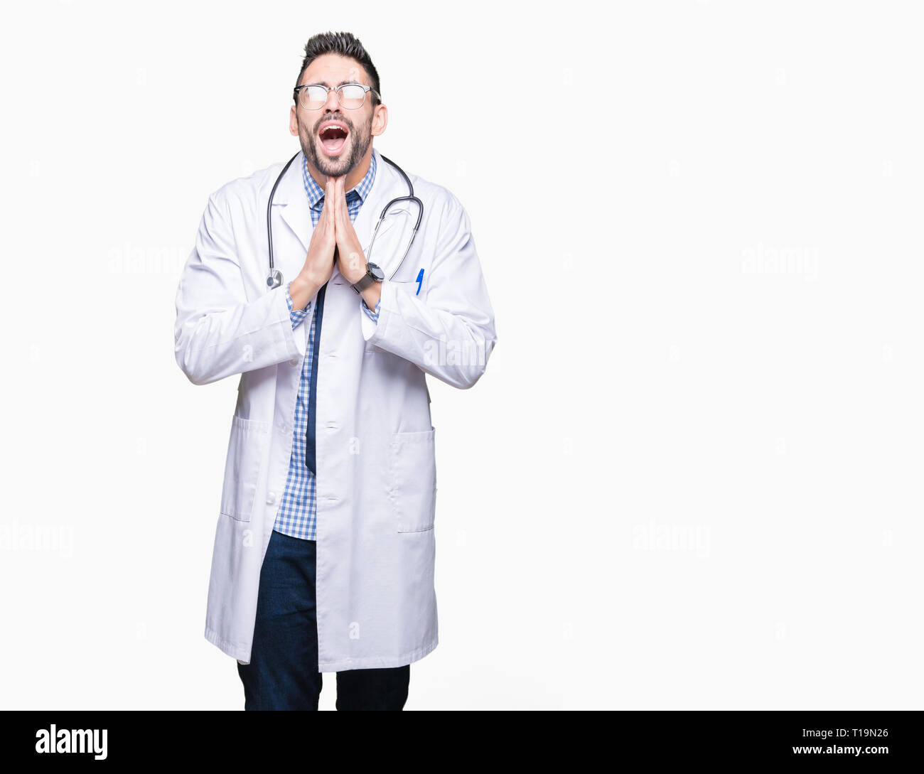 Begging physician praying hands hi-res stock photography and images - Alamy