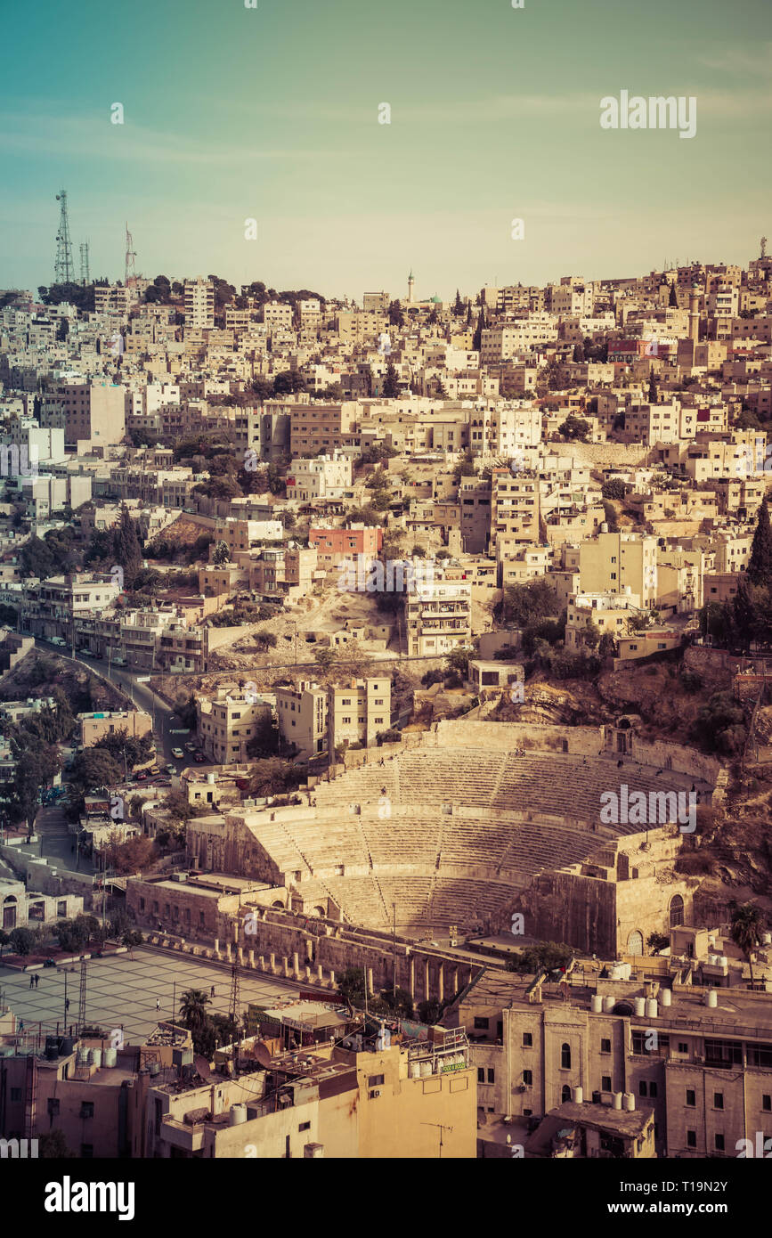 View of Amman, Kingdom of Jordan Stock Photo - Alamy