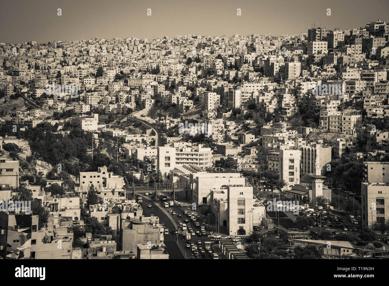 View of Amman, Kingdom of Jordan Stock Photo - Alamy