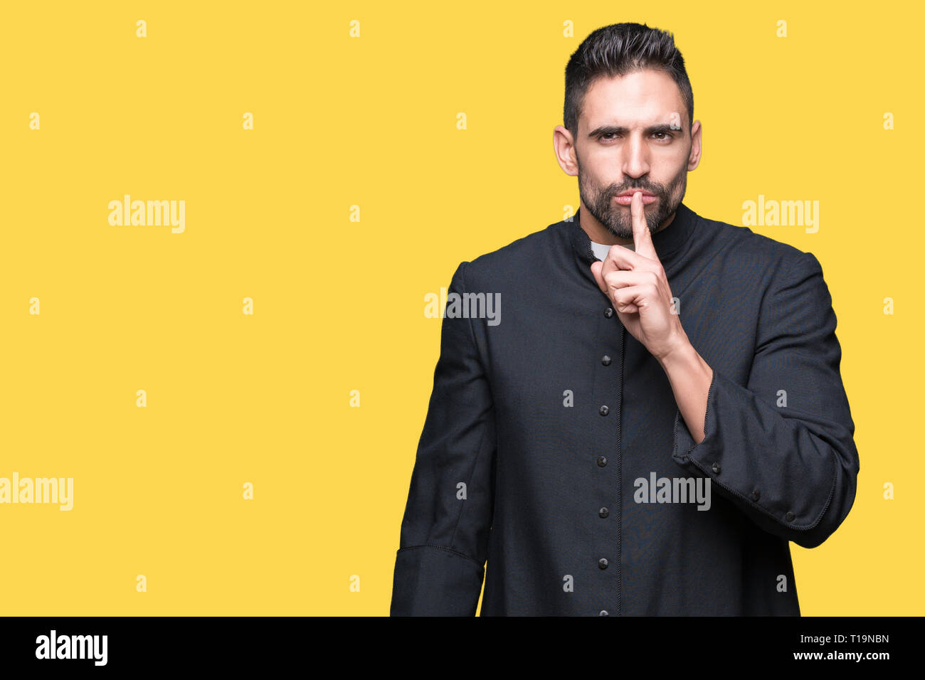 Finger lips religion hi-res stock photography and images - Alamy