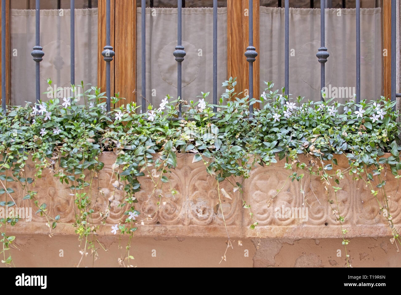 Spanish window wrought iron balcony hi-res stock photography and images ...