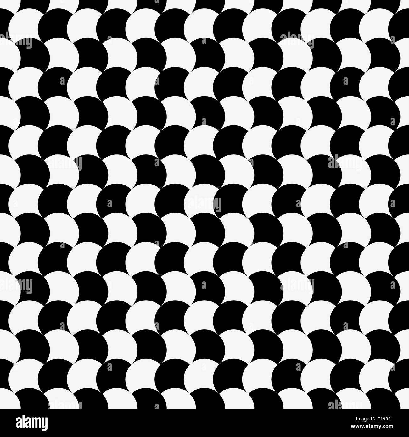 Circles seamless pattern. Black and white abstract background ...