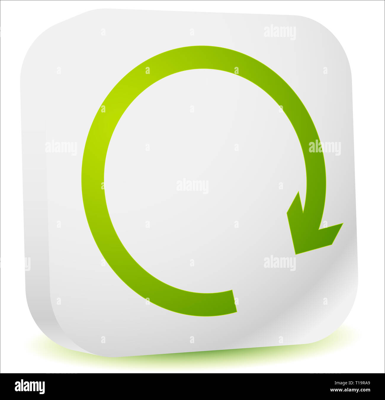 Circular arrow clockwise. Editable vector. Arrow icon, arrow button ...