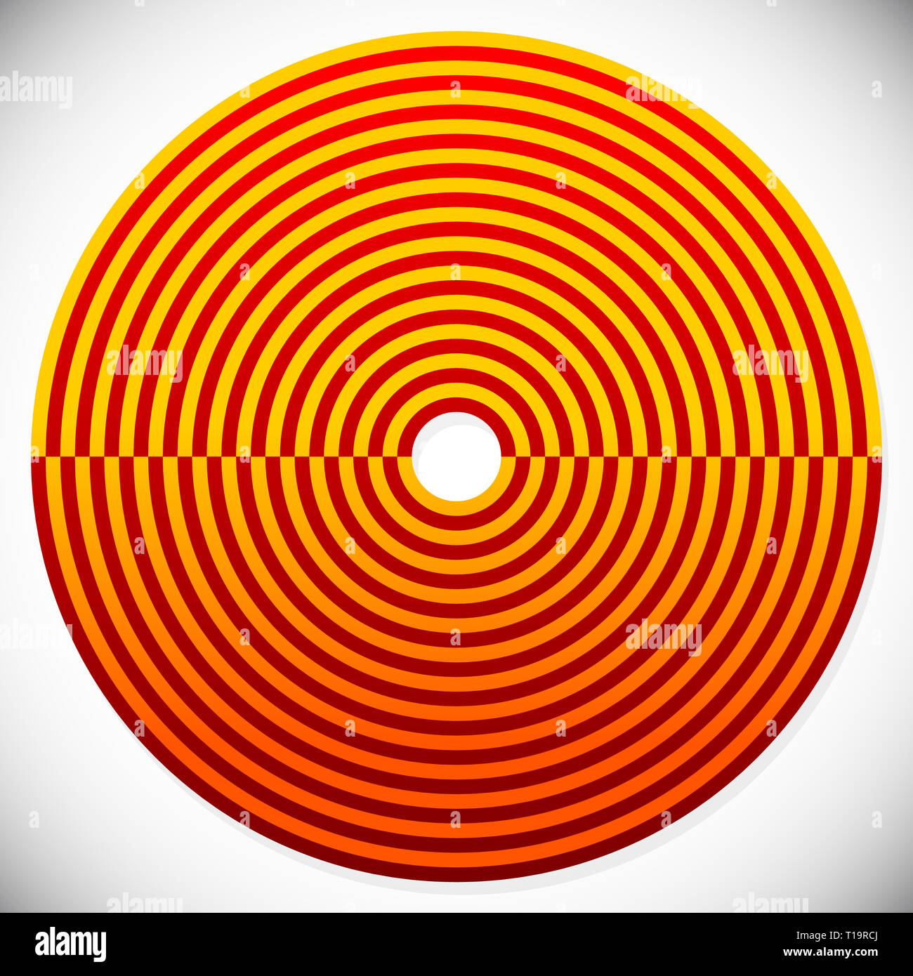 Abstract red and orange circle element. Vector Stock Photo - Alamy