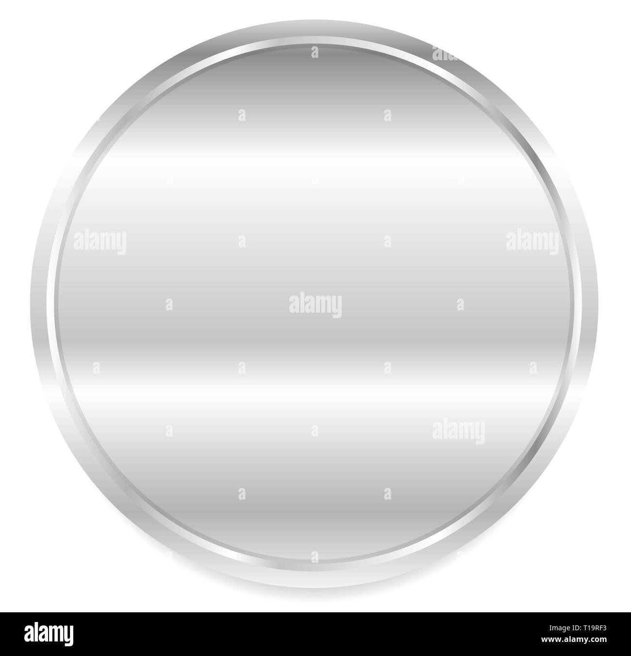 Metal / Metallic circle. eps 10 vector graphics Stock Photo - Alamy