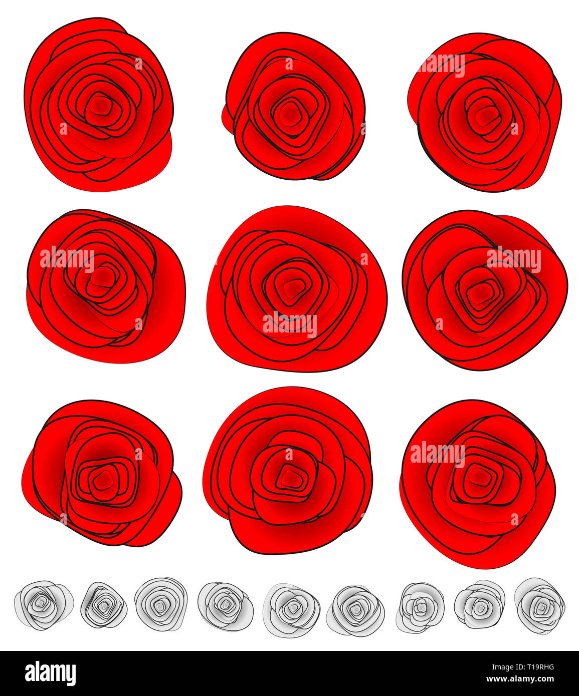 Abstract red swirling Cut Out Stock Images & Pictures - Alamy
